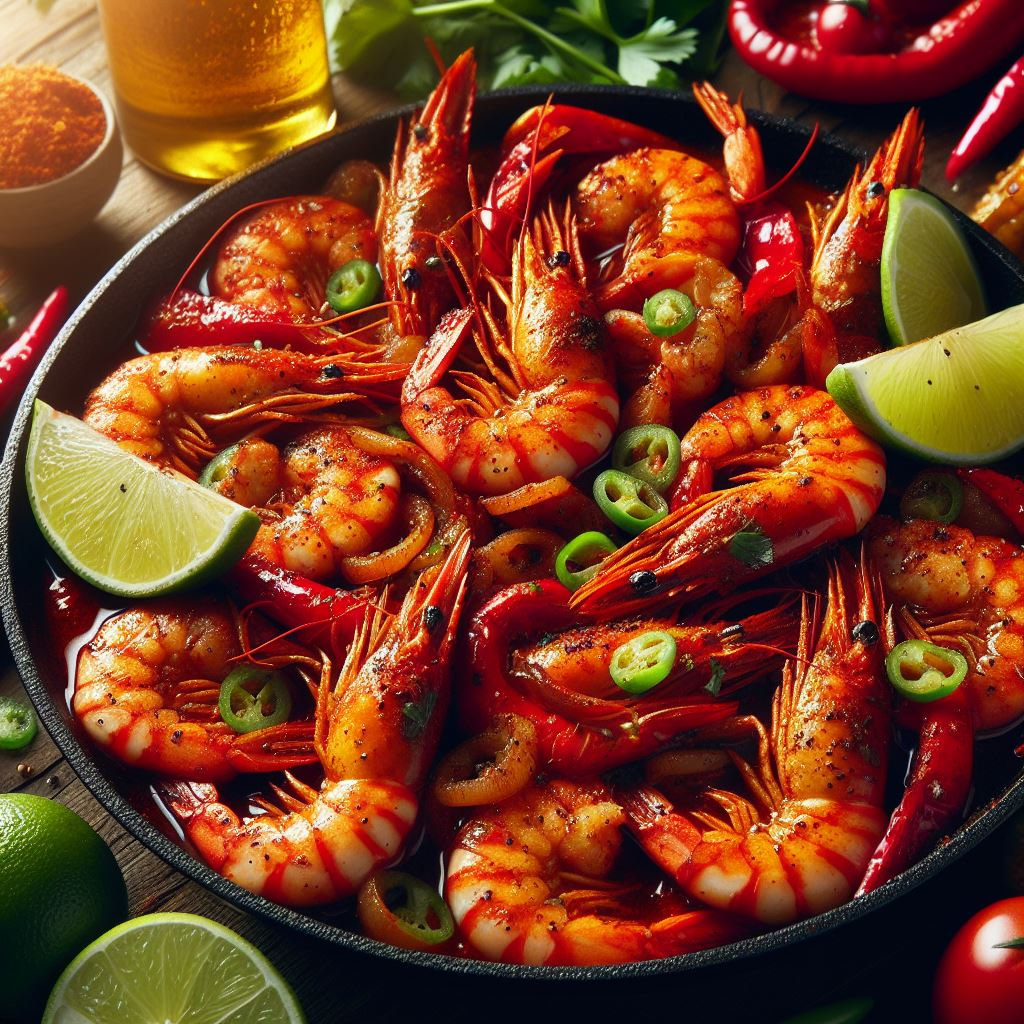 Camarones a la Diabla (Spicy Devil Shrimp)